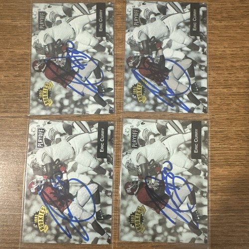 1993 Playoff Eric Curry Auto RC Lot Of 4 | eBay