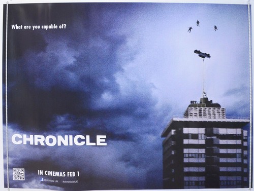 CHRONICLE (2012) Original Quad Film Poster - Dane DeHaan, Alex Russell ...