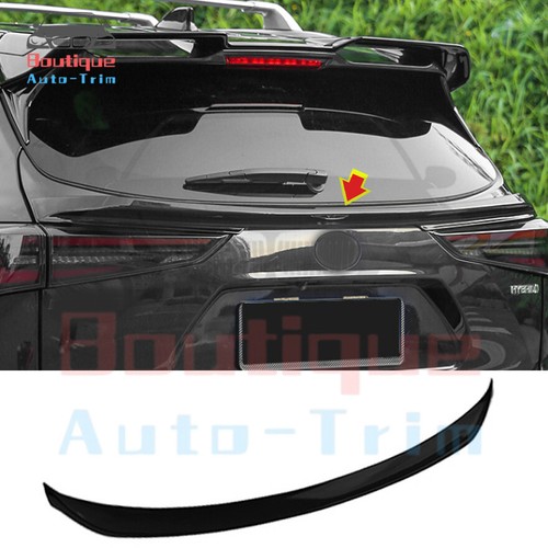 ABS Glossy Black Rear Tail Trunk Door Spoiler Wing For Toyota ...