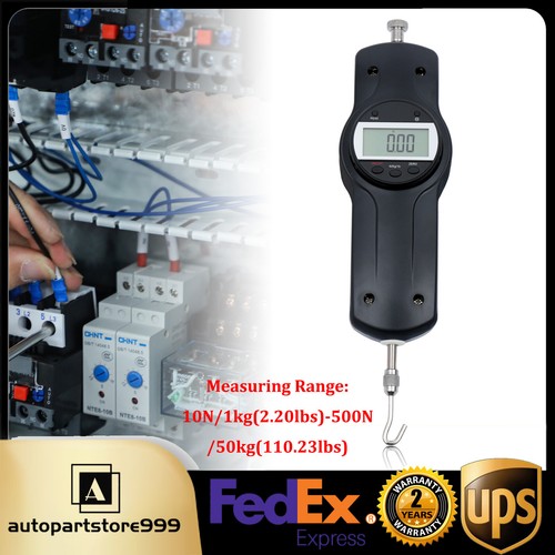 Digital Force Gauge Push & Pull Force Meter Tester Dynamometer Tool ...