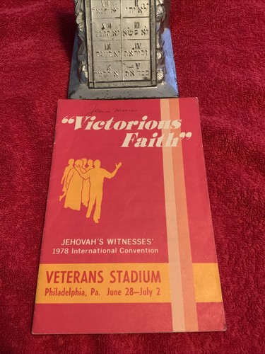 Watchtower Jehovah Original Victorious Faith District Assembly 1978 | eBay