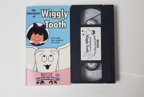 THE ADVENTURES OF WIGGLY TOOTH (1991) - VHS - COLGATE PROMO TAPE | eBay