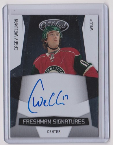 10-11 2010-11 Certified #174 Casey Wellman AUTO Rookie 0913/1299 ...