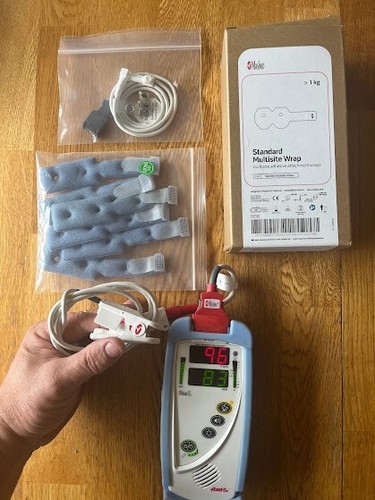 Masimo Rad 5v with Finger & Multisite Sensor, Standard and Foam wraps | eBay