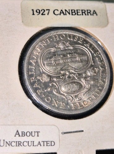 1927 Australia Florin Canberra Parliament House About Uncirculated | eBay
