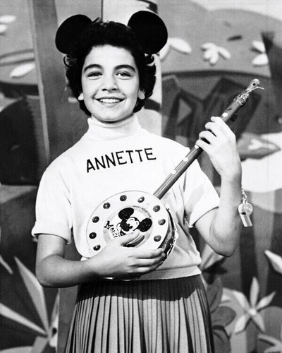 Annette Funicello Mouseketeer smiling with ukuele Mickey Mouse Club ...