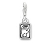 Sign Language Charm Pendant for Bracelets or Necklaces "R" 657258678187 ...