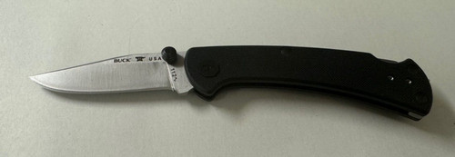 NEW Buck 112 Slim Pro TRX Black G10 Handle S30V Folding Knife 0112BKS3 ...
