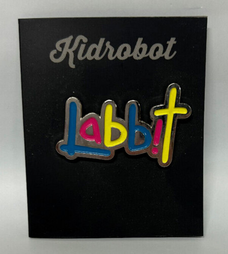 Kidrobot Pinning & Winning Series 2 Enamel Pins - Labbit Logo Chrome ...
