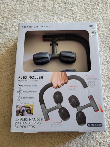 Sharper Image Flex Roller, Modular Massager - 8 Rollers | eBay