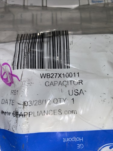 WB27X10011 Genuine GE Microwave Capacitor Brand New OEM | eBay