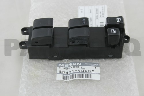 25401VB000 Genuine Nissan SWITCH ASSY-POWER WINDOW,MAIN 25401-VB000 | eBay