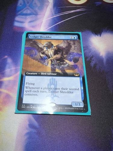 Mtg Singles - Ledger Shredder (Extended Art) - Streets of New Capenna ...