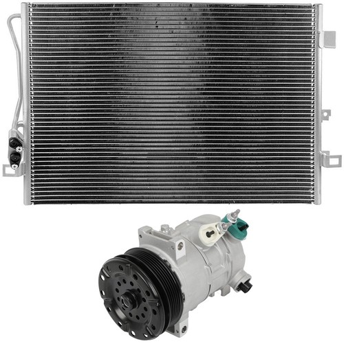 1 Pcs AC Condenser & AC Compressor Cooling Kit For 2011-2014 Dodge ...