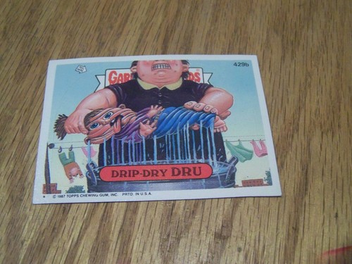 1987 TOPPS GARBAGE PAIL KIDS DRIP -DRY DRU TRADING CARD.... | eBay