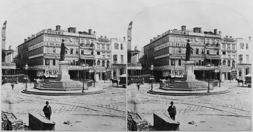 The Henry Clay Statue Intersection Canal Street St Charles Street - Old ...