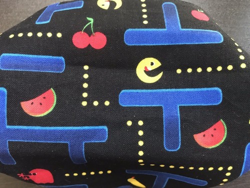 PAC-MAN HANDMADE TRIPLE LAYERS COTTON/POLYESTER MASK-WASHABLE (ADULT ...