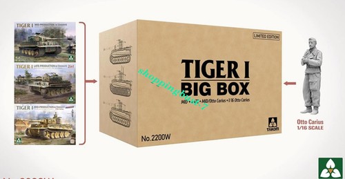TAKOM 2200W Tiger I `Big Box (MID+LATE+MID/0tto Carius+1/16 0tto Carius ...