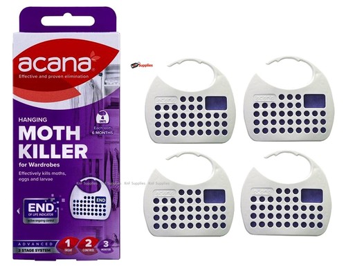 ACANA Moth Hanging Proofer Killer Repellent Freshener Fabric Lavender ...