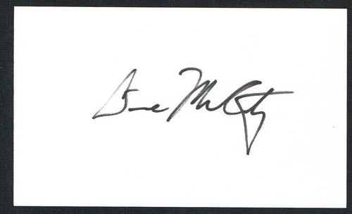 Dave McCarty signed autograph auto 3x5 index card Baseball Player H4434 ...