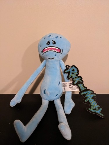 Mr Meeseeks Plush SAD Face Soft Toy Plushie Stuffed Animal Rick & Morty ...