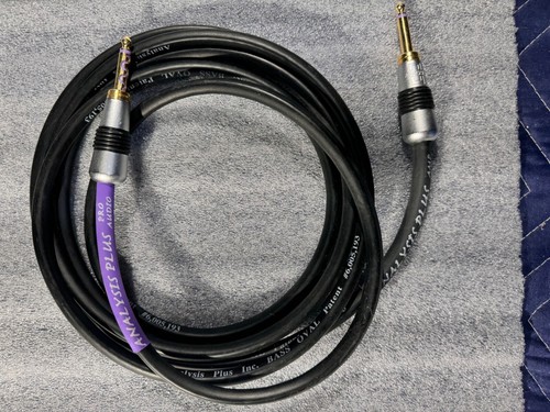 Analysis Plus Bass Oval Instrument Cable with 1/4" plugs 10 ft | eBay