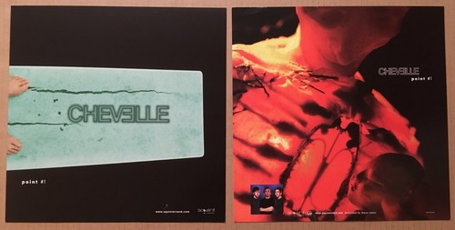 CHEVELLE Rare 1999 VINTAGE DOUBLE SIDED PROMO POSTER FLAT of Point CD ...