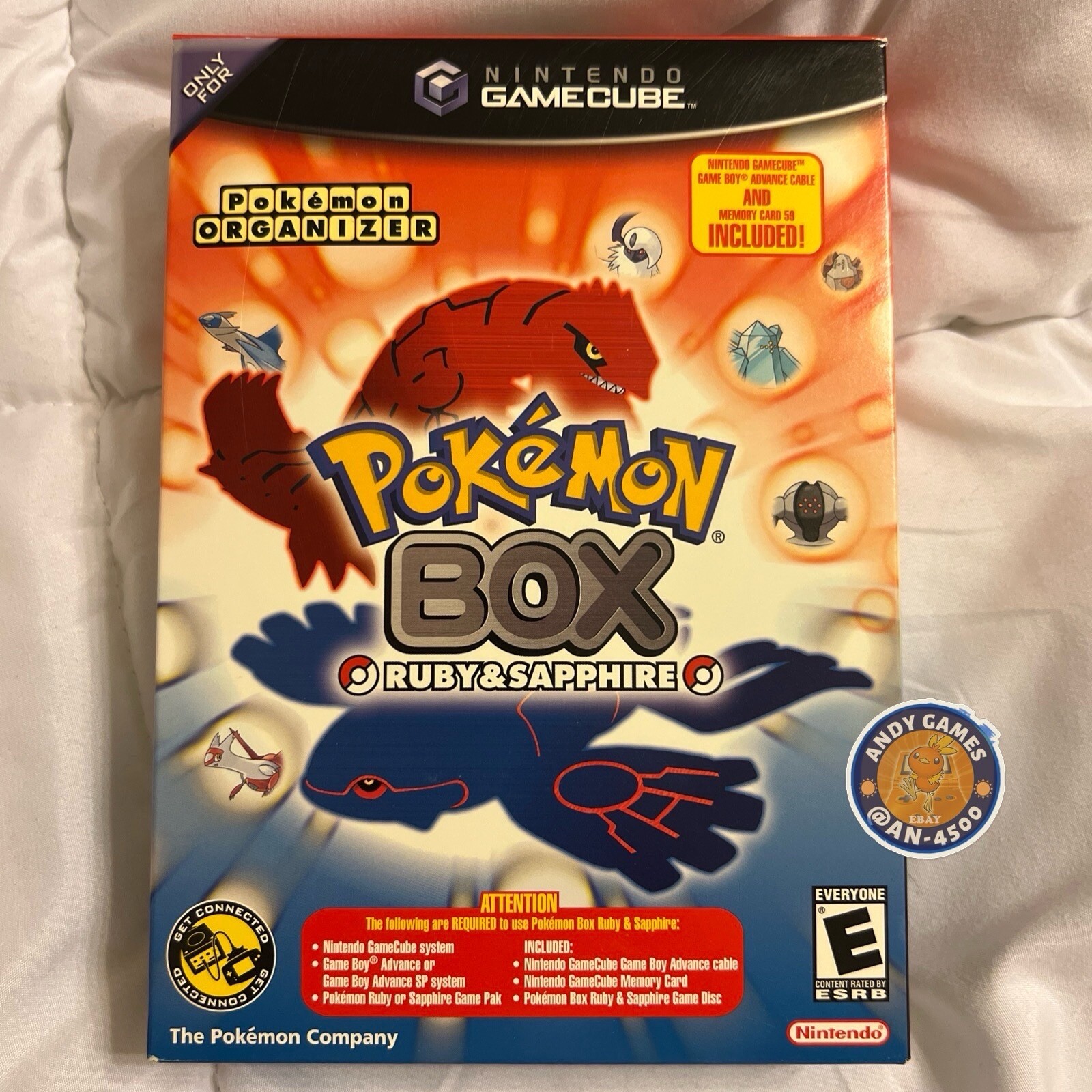 Pokémon Box: Ruby and Sapphire Value - GoCollect (gamecube-pokemon-box ...