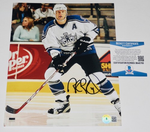 ROB BLAKE AUTOGRAPHED 8X10 COLOR PHOTO (LOS ANGELES KINGS) - BECKETT ...