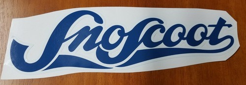 Yamaha Sno-Scoot SNOW-Scoot Mini Snowmobile Hood/Cowling Decal Sticker ...