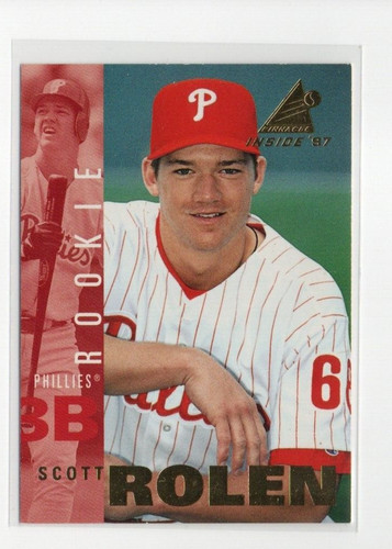 1997 Pinnacle Inside Scott Rolen #132 RC Rookie Philadelphia Phillies ...