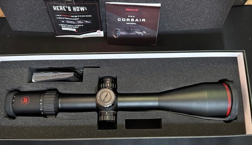 Red-Line Optics P-38 Lightning FFP 6x24x50mm MRAD Zero Stop Hunting ...