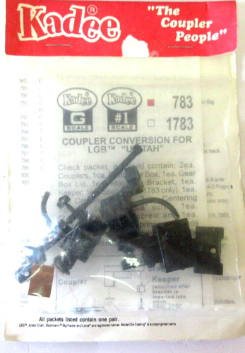 Kadee #783 Coupler Conversion - Modified Coupler w/ Mounting Bracket G ...