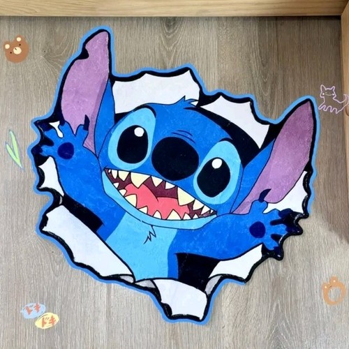 Vintage Lilo And Stitch Warm Throw Over Plush RUG MAT Comfy Bedroom ...