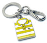 New Authentic LACOSTE Enamel KEY RING key FOB Charm Polo Shirt Green | eBay