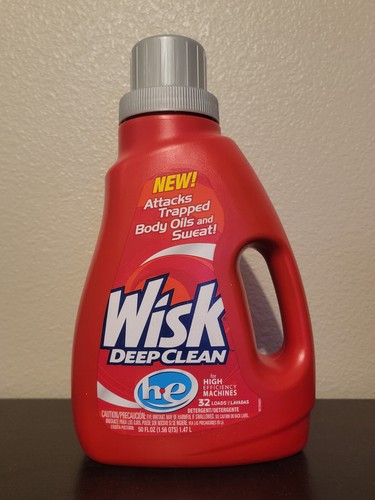 WISK Deep Clean HE Laundry Detergent 50 oz Size 32 Loads DISCONTINUED ...