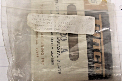 DOTCO CARBIDE TUNGSTEN ABRASIVE BLADE CHIP 36T | eBay