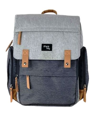 iPack Carry All Backpack Diaper Bag, Solid Print/Gray | eBay
