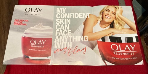 Model Busy Philipps for Olay 3-page 2020 Print Ad | eBay