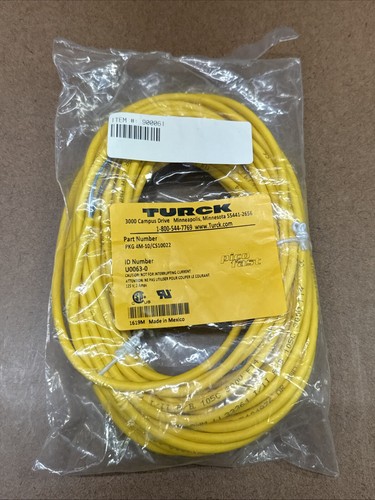 TURCK Pico Fast 4 Pin Cable. PKG 4M-10/CS10022 (NEW) | eBay
