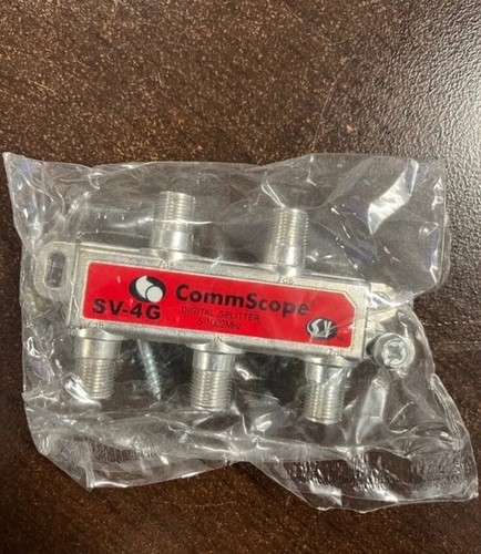 CommScope 4-way Cable TV DIGITAL CABLE INTERNET COAXIAL RG6 SPLITTER ...