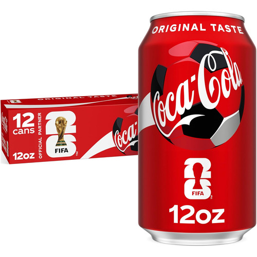 Coca-Cola Fridge Pack Soda Soft Drink, 12 Fl Oz Cans, 12 Pack - Classic ...