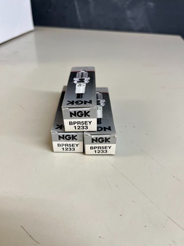 THREE NGK SPARK PLUGS 1233 BPR5EY | eBay