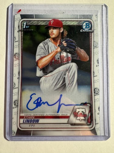 K172,260 - 2020 Bowman Chrome Prospect Autographs #CPAEL Ethan Lindow ...