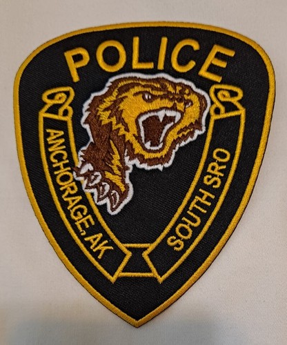 Anchorage South SRO police patch, wolverine, Alaska | eBay