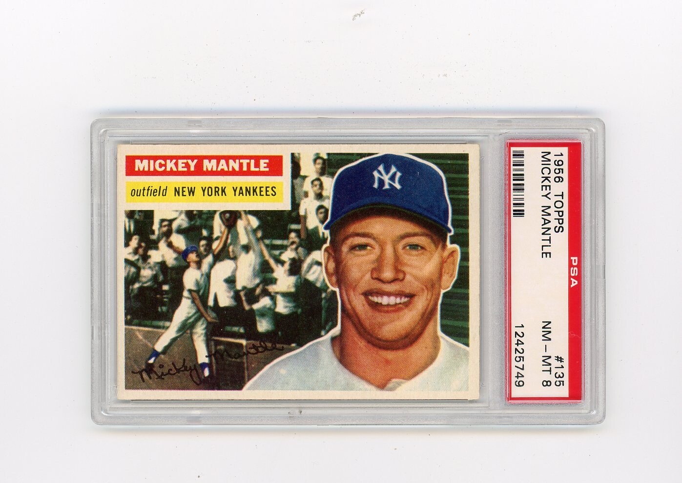 Mickey Mantle 1956 Topps #135 Gray Back Price Guide - Sports Card Investor