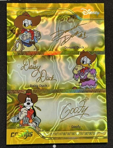 2025 Kakawow COSMOS Disney Donald Duck&Daisy Duck&Goofy Triple Auto Gold /10 | eBay