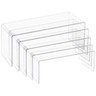 Risers for Counters, Different U-shaped Display Stands Set of 5 Clear ...