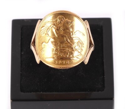 full gold sovereign mount products for sale | eBay