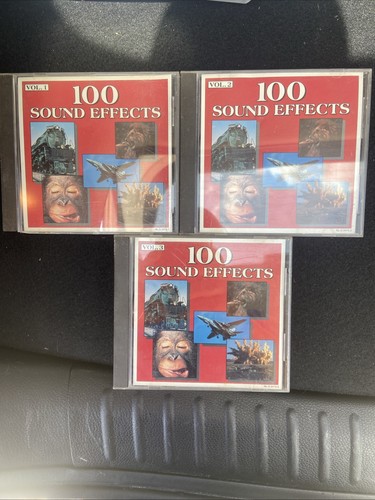 100 SOUND EFFECTS VOL. 1, 2 & 3 3 disc Set CD, K1 | eBay